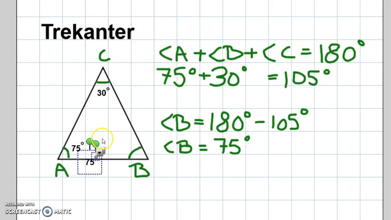 Multi kap.4 - vinkelsummen i trekanter og regning av vinkler - YouTube