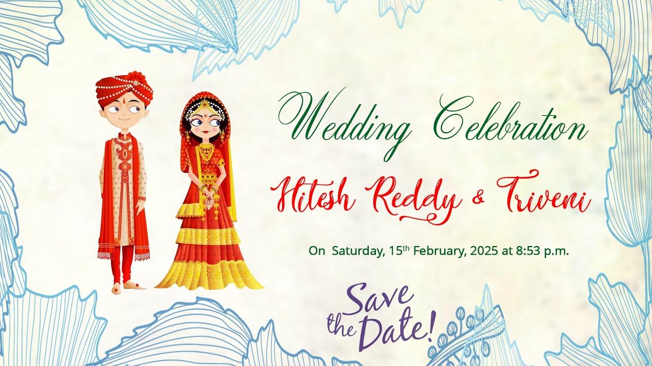 II Hitesh Reddy & Triveni II Wedding Bind Your Moments Live - YouTube