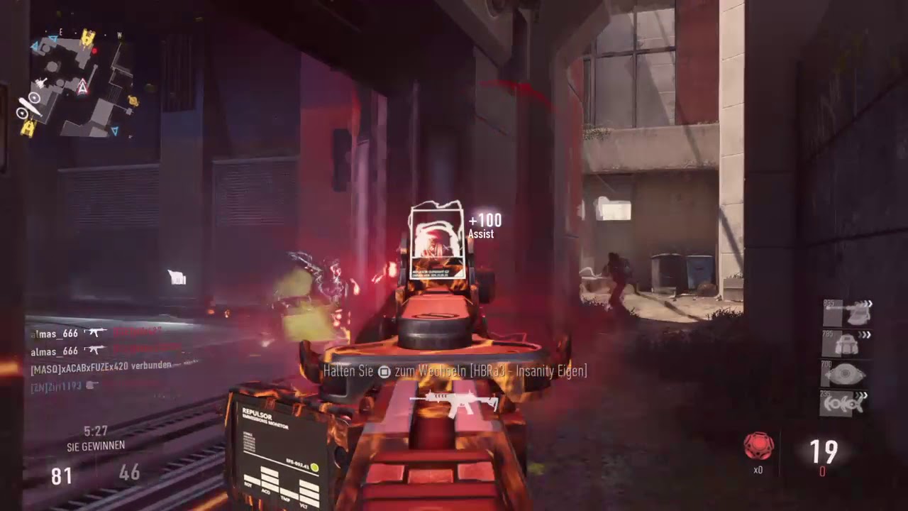 CoD Advanced Warfare - Comeback Gameplay & Walker Panzer - YouTube