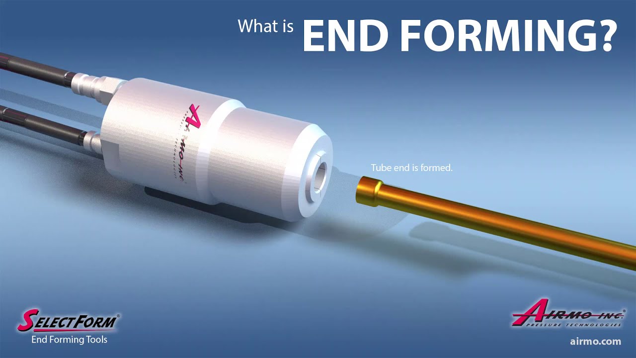 Tube End Forming Animation - YouTube
