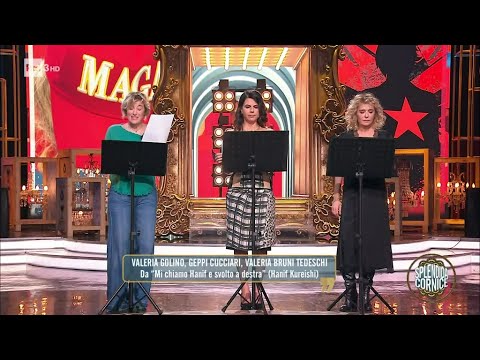 Valeria Golino, Geppi Cucciari e Valeria Bruni Tedeschi: il monologo - Splendida Cornice 27/02/2025