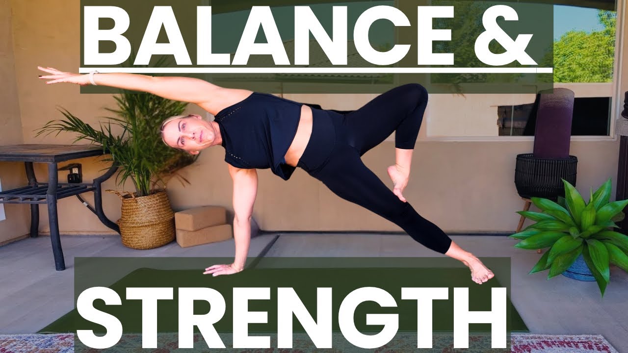 Fun Full Body Yoga Flow | Strength, Balance & Deep Stretch - YouTube