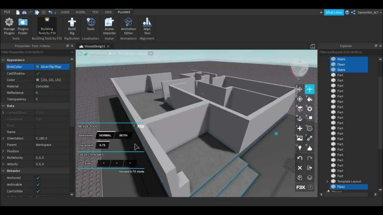 Building a House - Speed Build - Roblox Studio (Part 1) - YouTube