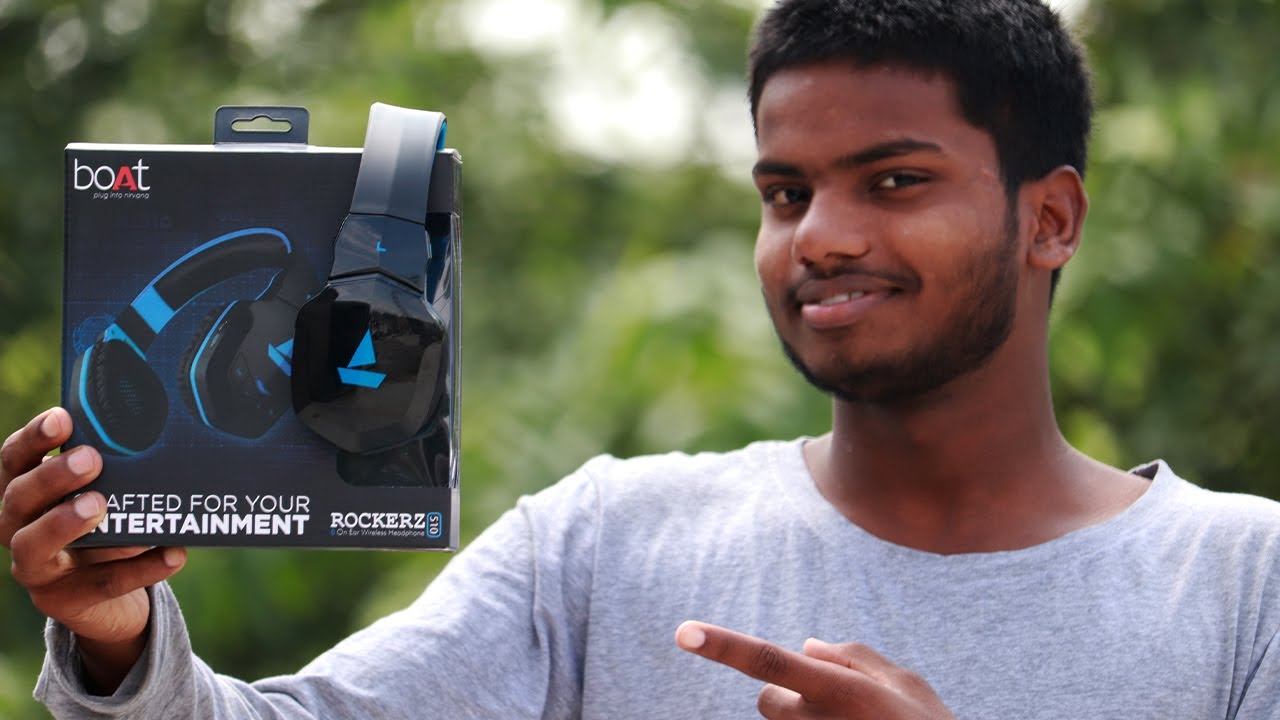 Boat Rockerz 510 wireless Bluetooth Headphone Unboxing and Review - YouTube