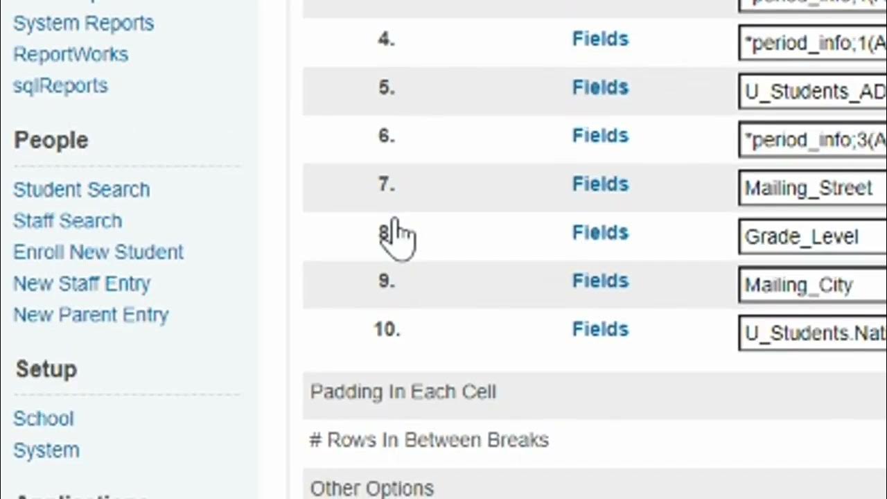 PowerSchool Multi select Feature -- Mailing List - YouTube