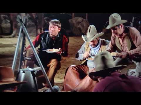 Movie: Blazing Saddles (1974)- Cowboys, baked beans, farting scene