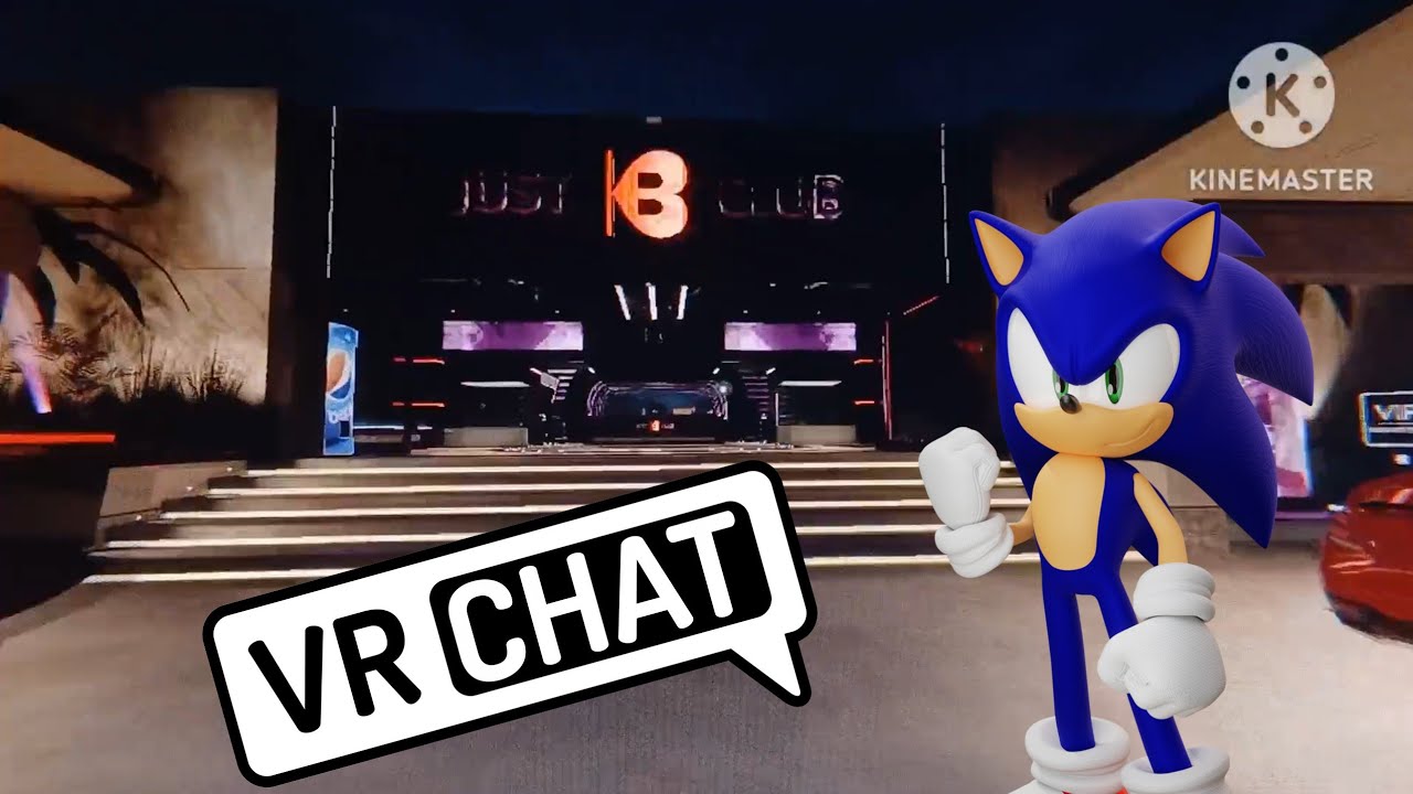 Prime Sonic Visits Just B Club 3 4.0 In VRCHAT - YouTube