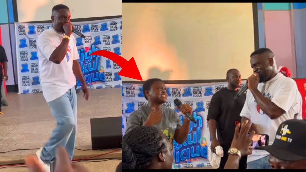 Sarkodie's Massive Performance inside Yaa Asantewaa Girls' Senior High ...