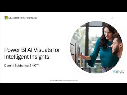 Learn Power BI AI Visuals for Intelligent Insights online | Koenig ...