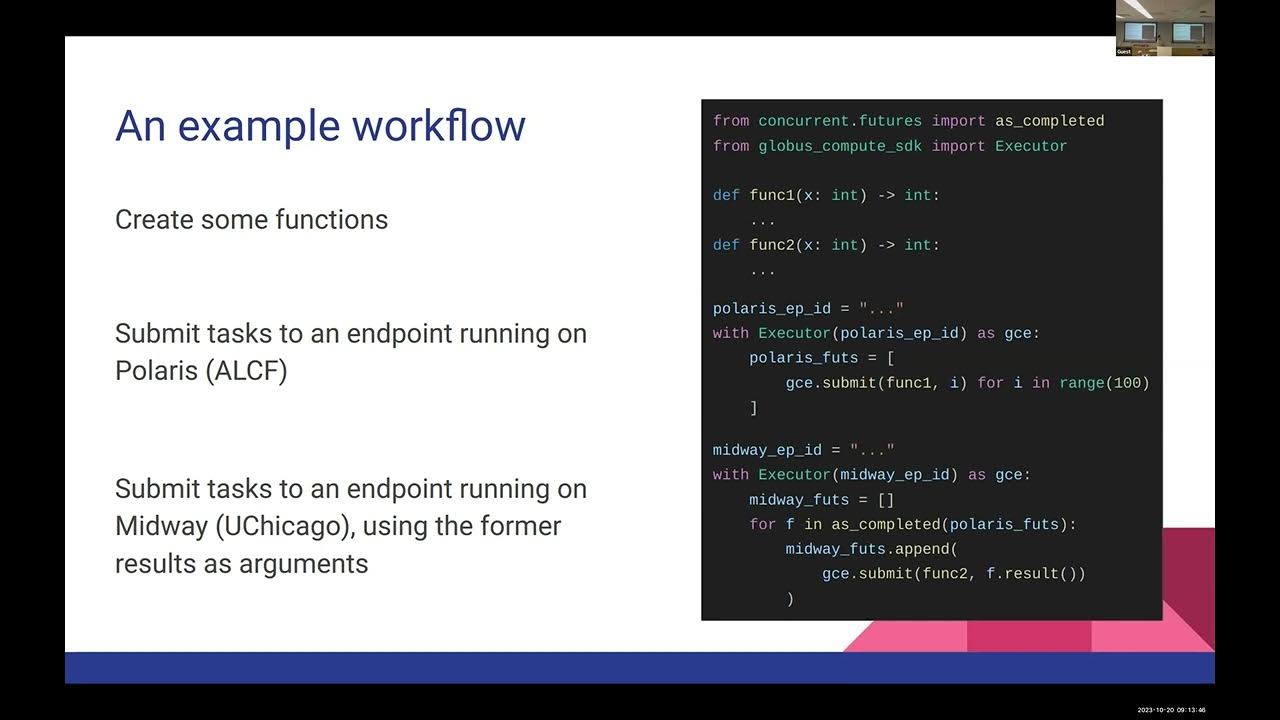 Globus Compute: Running Tasks with globus_compute_sdk.Executor - YouTube