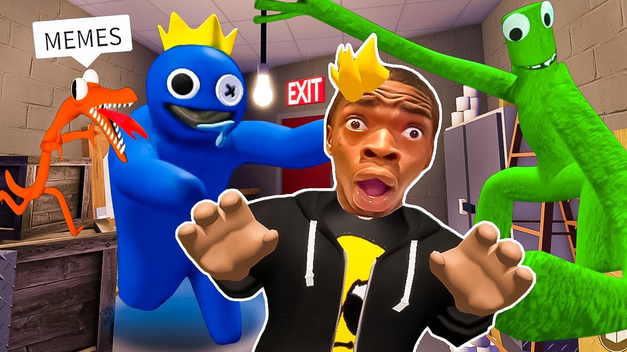 Roblox Funny Moment : Rainbow Friends (MEMES) Part 2 - King Roblox 🌈 ...