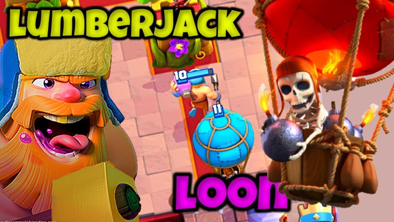 Crazy "No Skill" Deck In Clash Royale 😎 | Valhalla | Cannoneer Draft ...