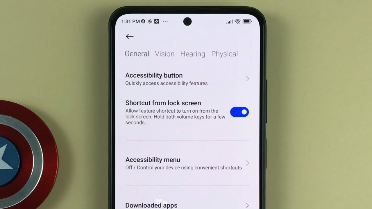 How to allow accessibility feature shortcut to turn on from the lock ...