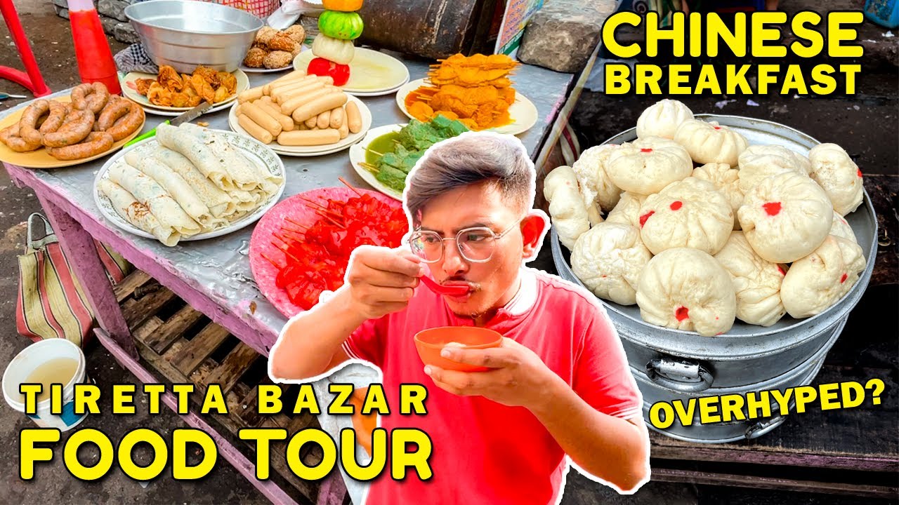 Tiretta Bazar Food Tour 🍜| Only Hype? | Authentic Chinese Breakfast in ...