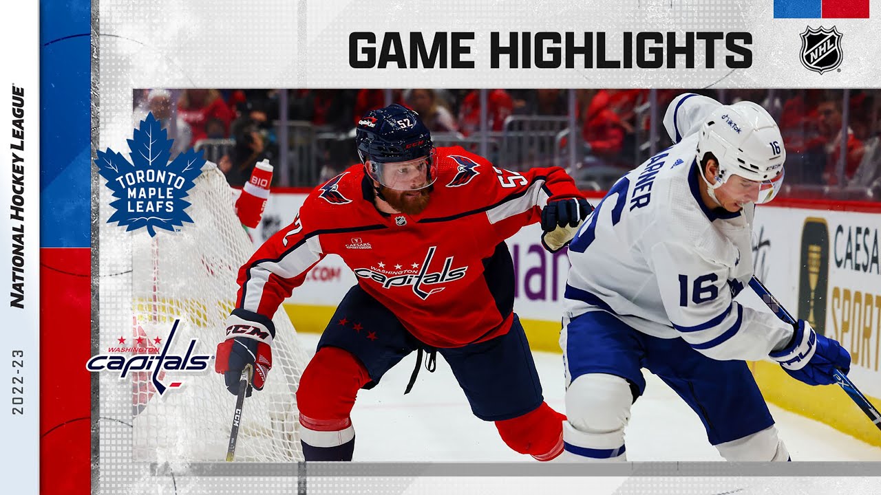 Maple Leafs @ Capitals 12/17 | NHL Highlights 2022 - YouTube