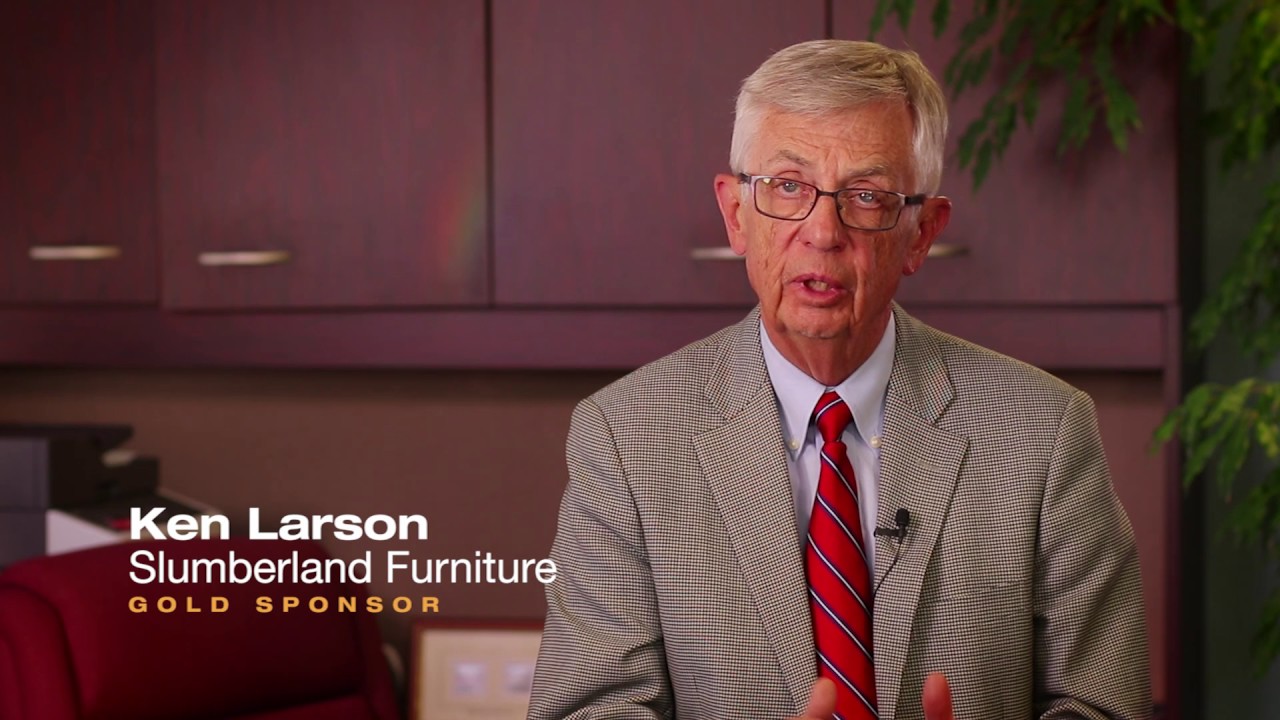 Ken Larson, founder of Slumberland Furniture and 2017 Leadercast ...