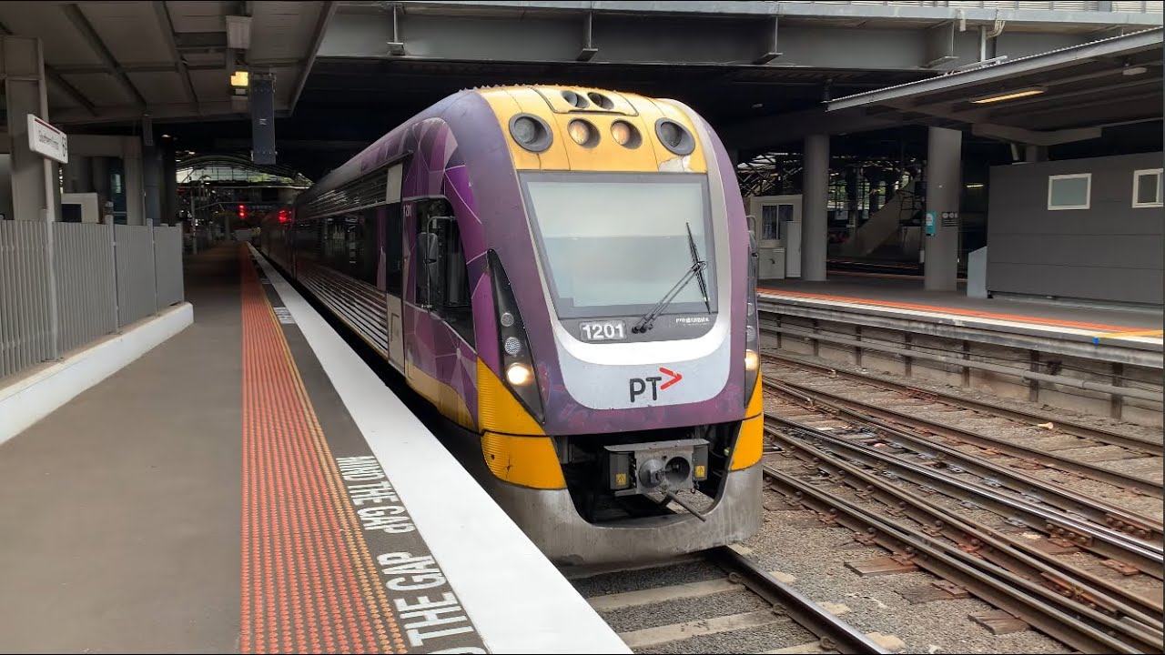 V/Line VL01 Departing Southern Cross Station to Warrnambool - YouTube