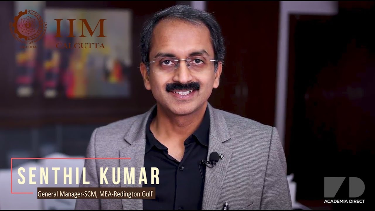 IIM Calcutta : EPBMI UAE (Batch 09) 2023-24 | Senthil Kumar (EPBMI-09/ ...