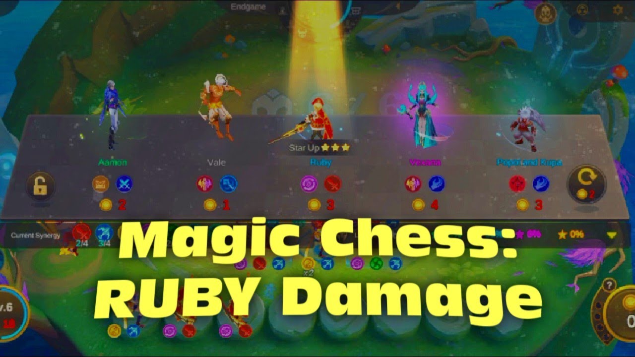 Magic chess "Ruby Life steal and damage" - YouTube