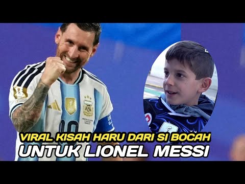 Dear Lionel Messi! Viral Isi Surat Penuh Cinta Bocah 8 Tahun untuk Sang Goat