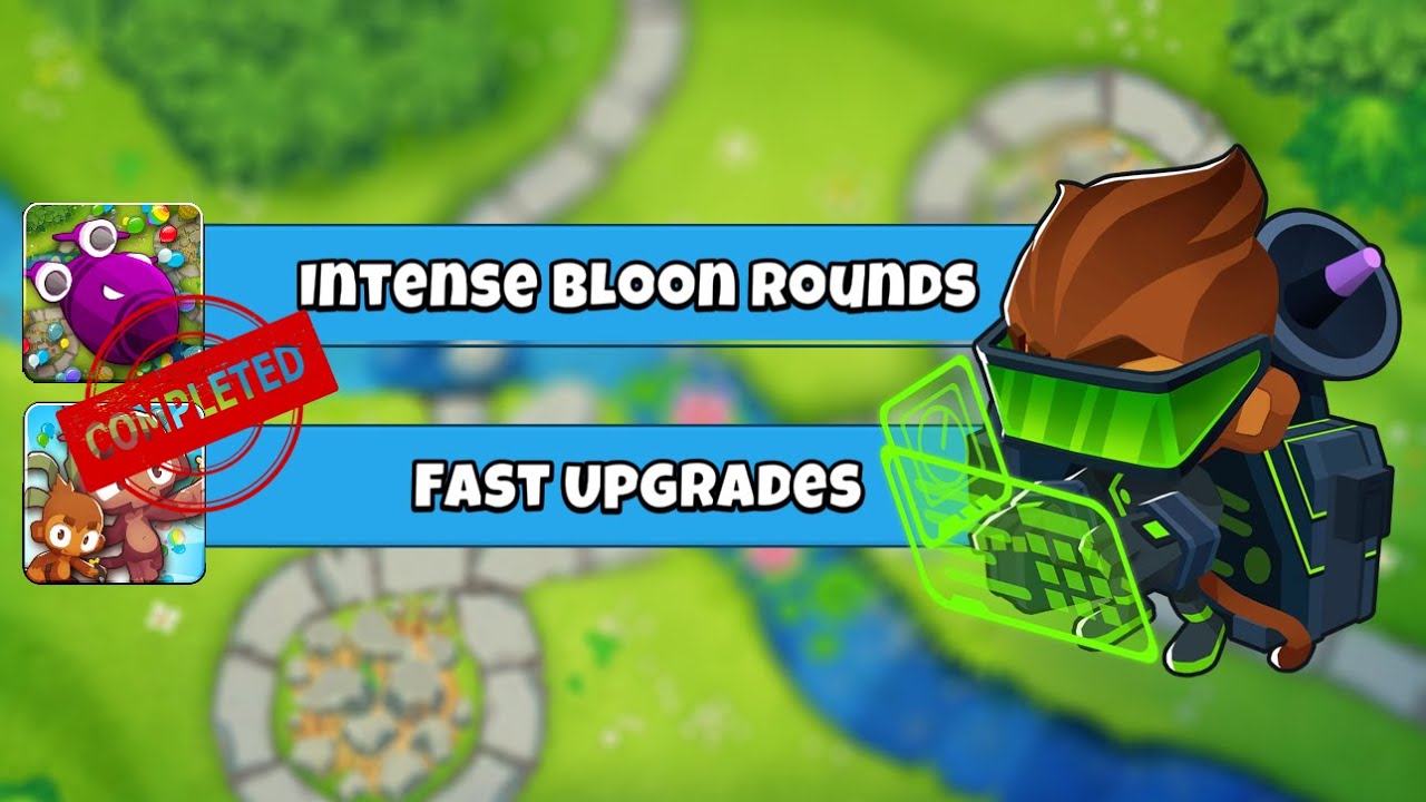 Intense Bloon Rounds and Fast Upgrades Completed! - YouTube