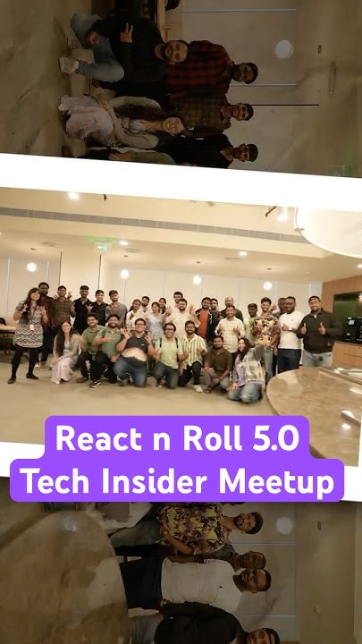 React n Roll Highlights: Moments from the Tech Insider Community Meetup Event | ReactJS ...