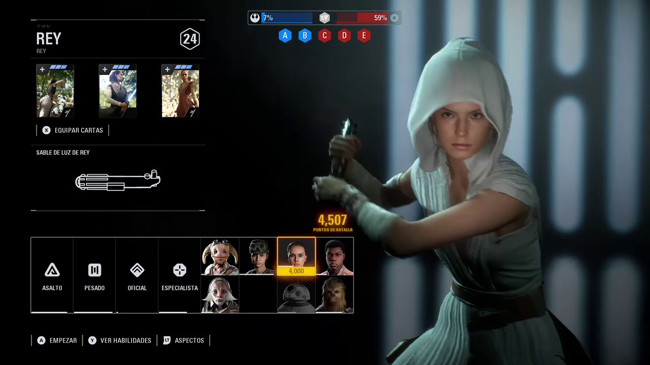 Star Wars Battlefront 2 Gameplay - Supremacy Rey new skin and intense ...