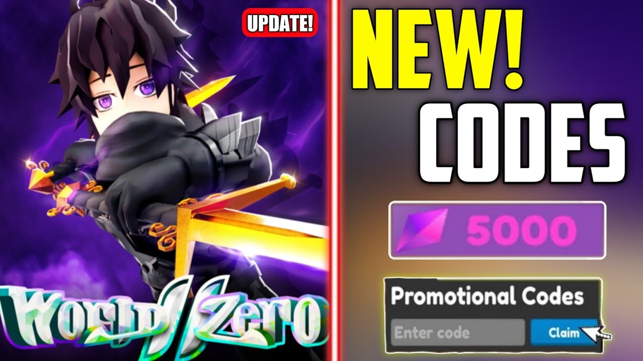 New Update Codes⚡World zero codes 2023 - world zero codes - world zero code, - YouTube