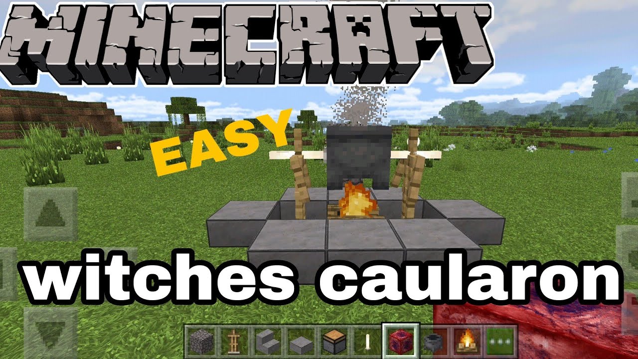 Minecraft witches cauldron tutrorion#shorts👍👍👍 - YouTube