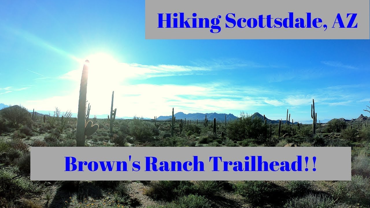 Hiking Browns Ranch Trailhead in Arizona - YouTube
