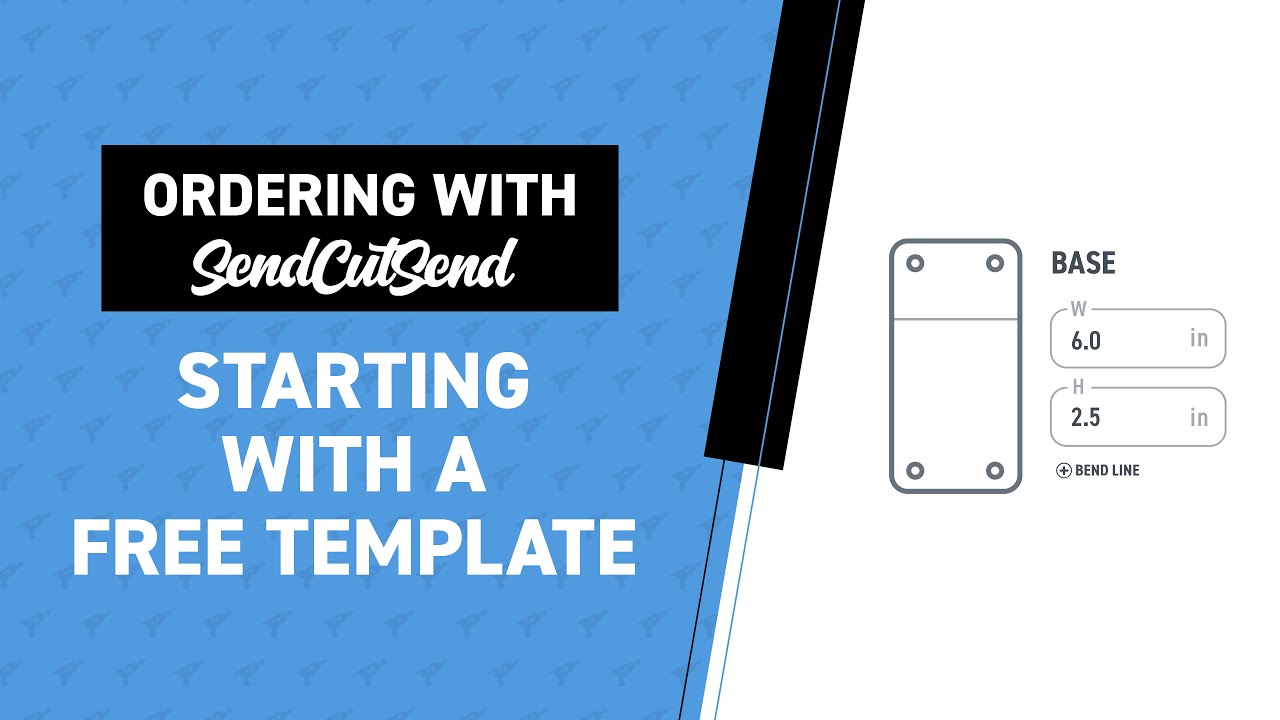 Starting with a Free Template in SendCutSend - YouTube