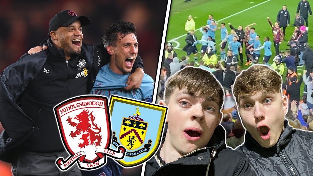 THE MOMENT BURNLEY GAINED PROMOTION BACK TO THE PREM! - YouTube