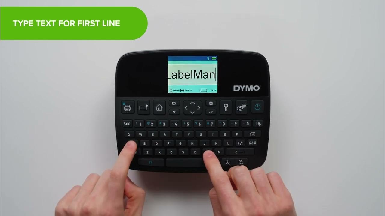 How to Create Multi-line Labels on DYMO LabelManager Executive 640 CB ...