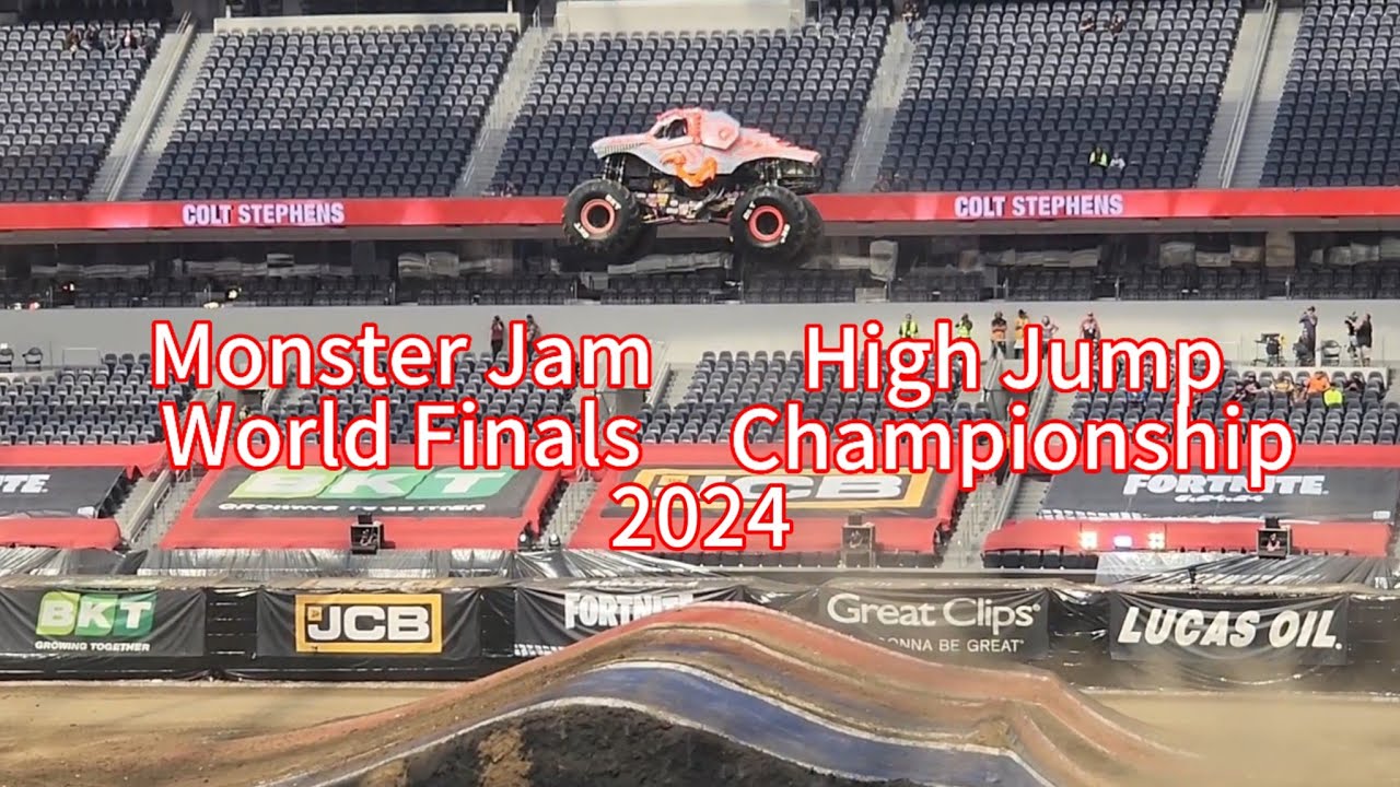Monster Jam World Finals High Jump Championship - YouTube