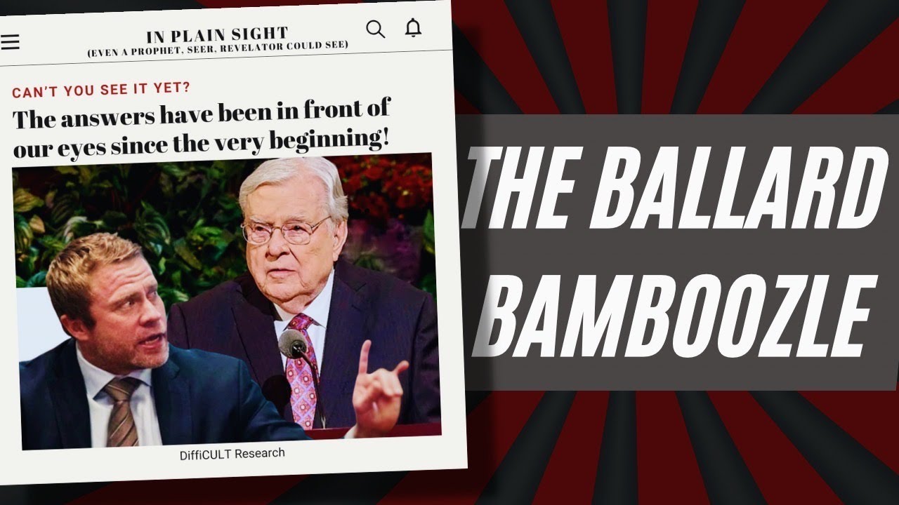 The Ballard Bamboozle: Tim Ballard & Mormon Apostle’s Big Bamboozle ...