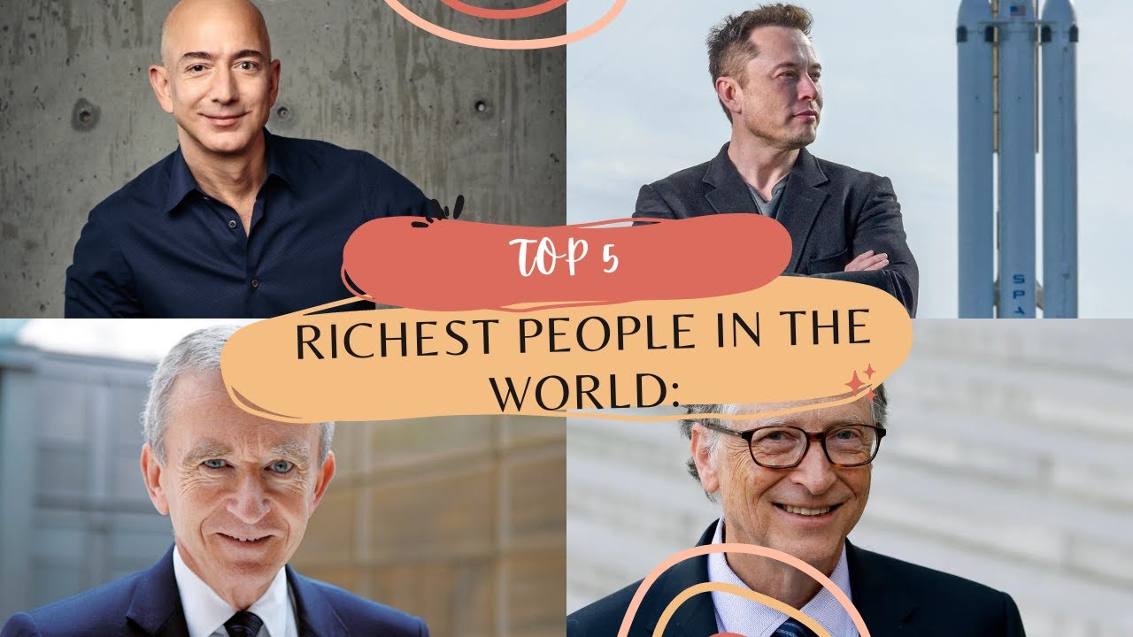 The top 5 Richest People in the World | Richest people in the world ...