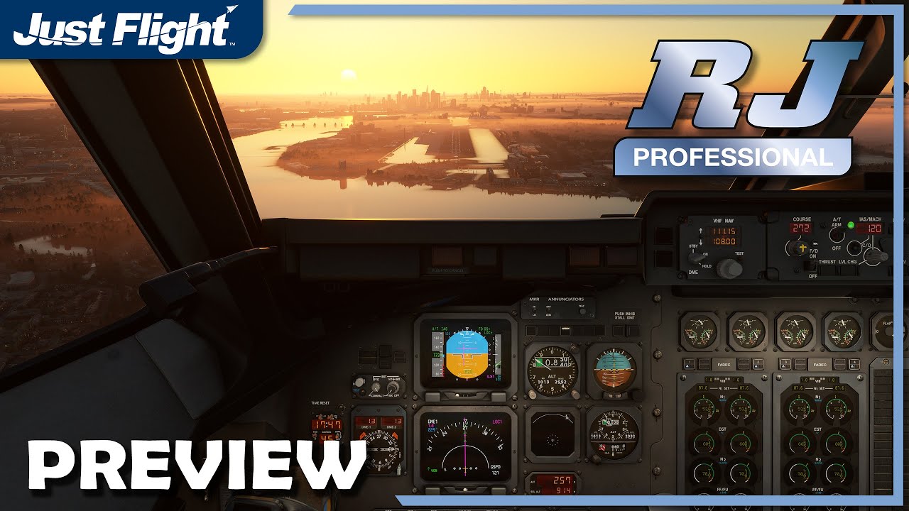 RJ Professional for Microsoft Flight Simulator | Just Flight | Preview ...
