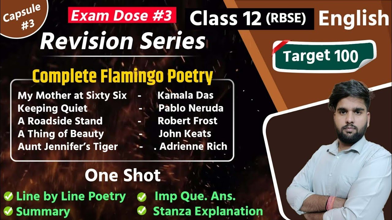 English | Class 12 | Complete Flamingo Poetry | Revision Series | Exam ...