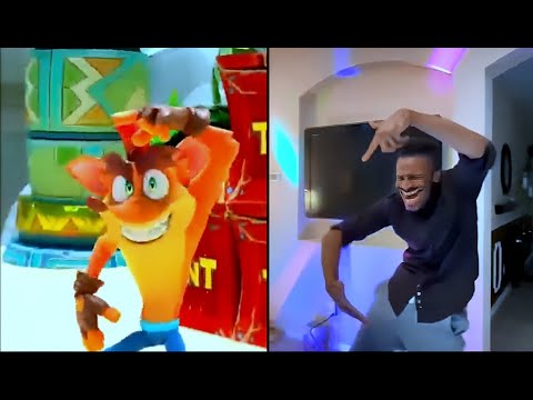 Crash Bandicoot Vs That One Guy tTikTok trending dance - YouTube
