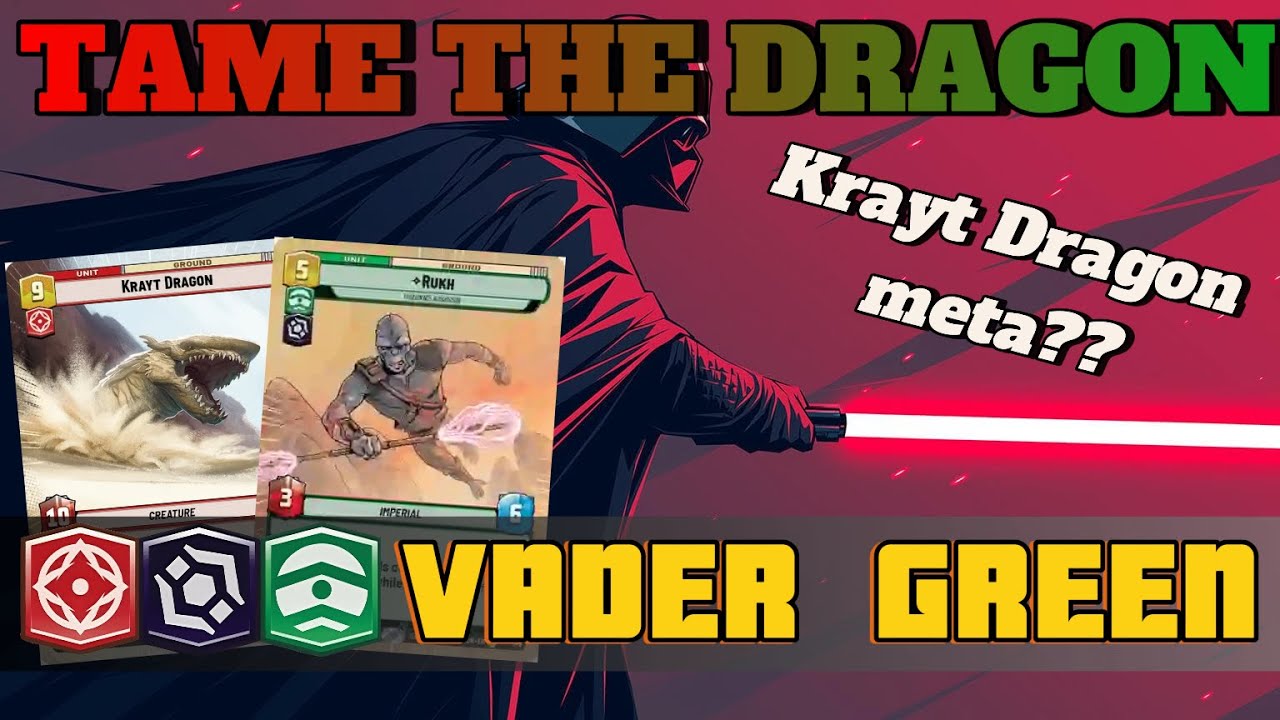 Vader Green KRAYT DRAGON META? | Shadows of the Galaxy | Game Play ...
