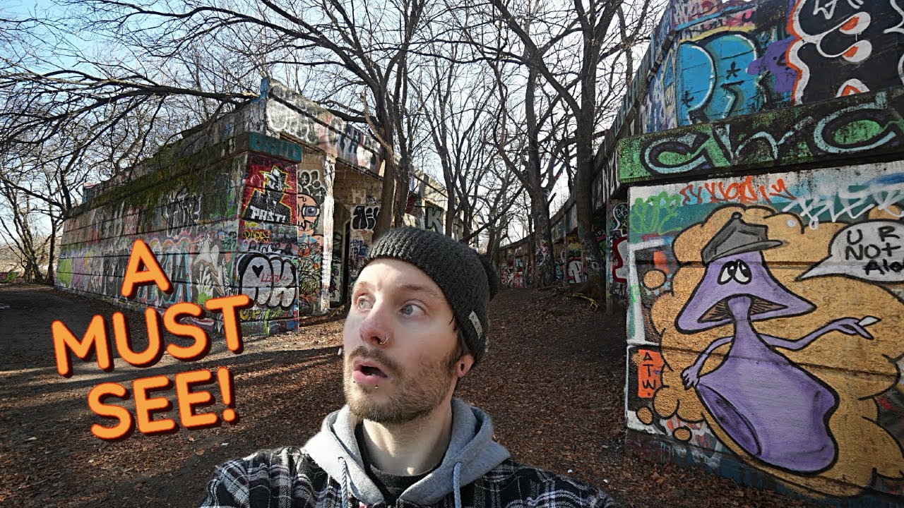 The Abandoned Graffiti Pier (Before It Collapsed) - YouTube