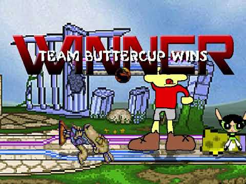 DG Buttercup and NOT Numbuh 1 vs SNES Rocko and NOT SpongeBob