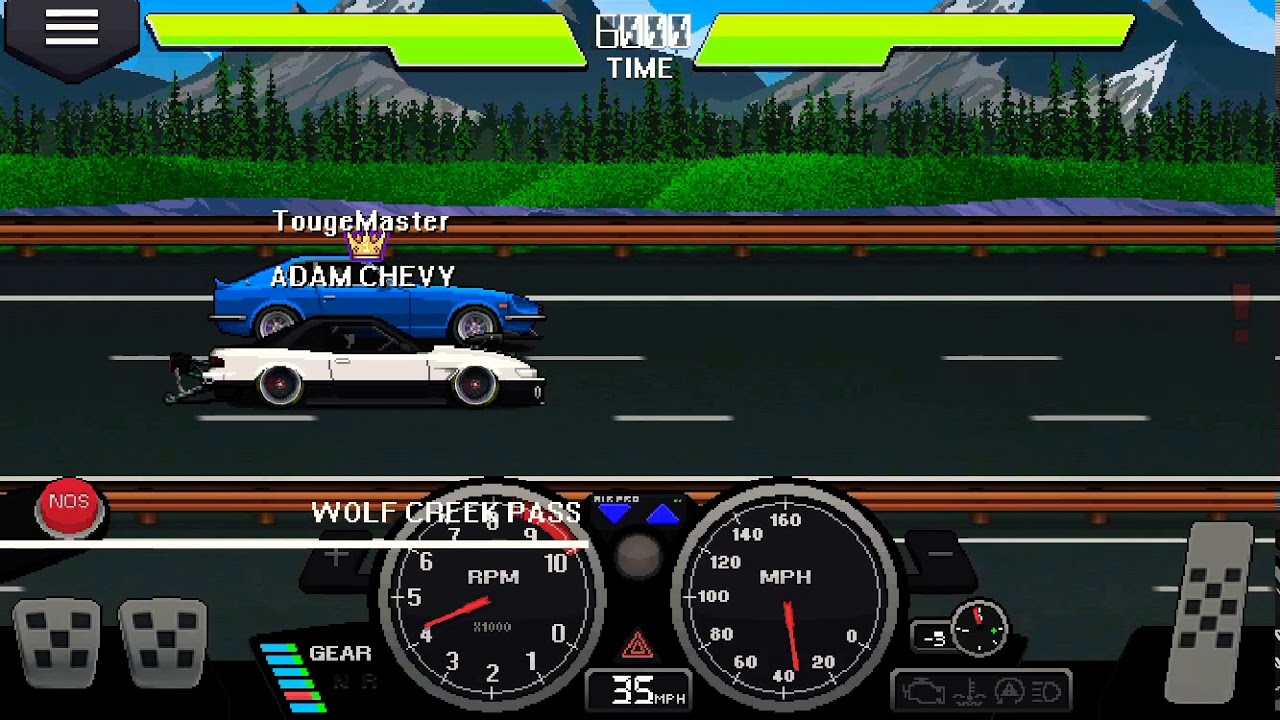 My S13 Coupe race car doing some pulls (Pixel Car Racer) - YouTube