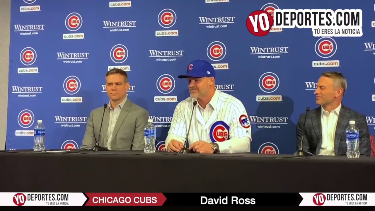 David Ross Chicago Cubs Manager press conference at Wrigley Field - YouTube