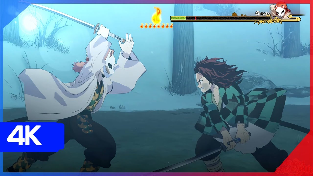 Demon Slayer : Kimetsu No Yaiba Game - Sabito Boss Fight [S RANK] (4K ...