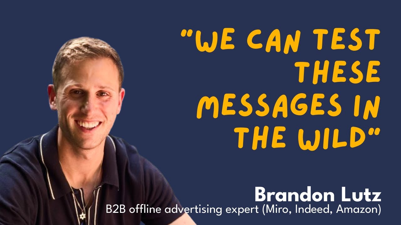 The offline B2B advertising expert: Brandon Lutz on running offline ...
