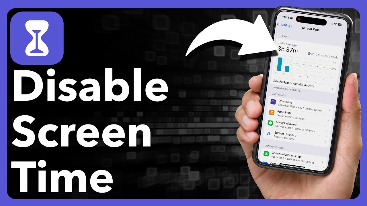 How To Turn Off Screen Time On iPhone - YouTube