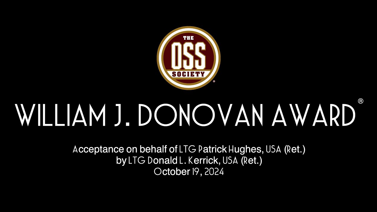 2024 William J. Donovan Award® - YouTube