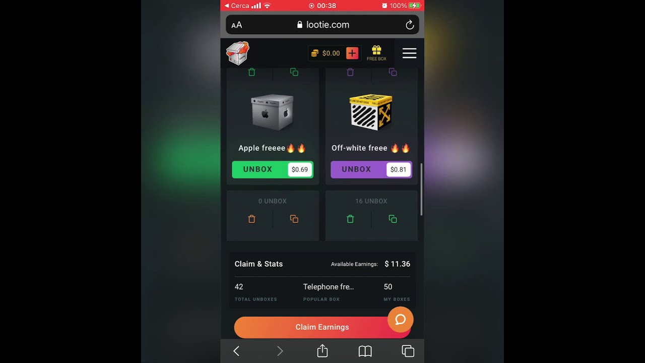 MYSTERY BOX !!!!Come avere Cash e BOX gratis!!! Lootie.com!.?. - YouTube