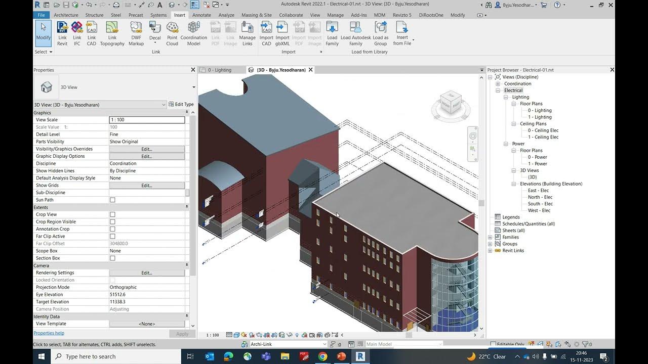Revit Electrical Project Setup For Beginners Part-1 Tutorial - YouTube